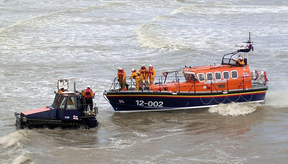 Steve on Hastings: Lifeboat Exercise Launch this evening.