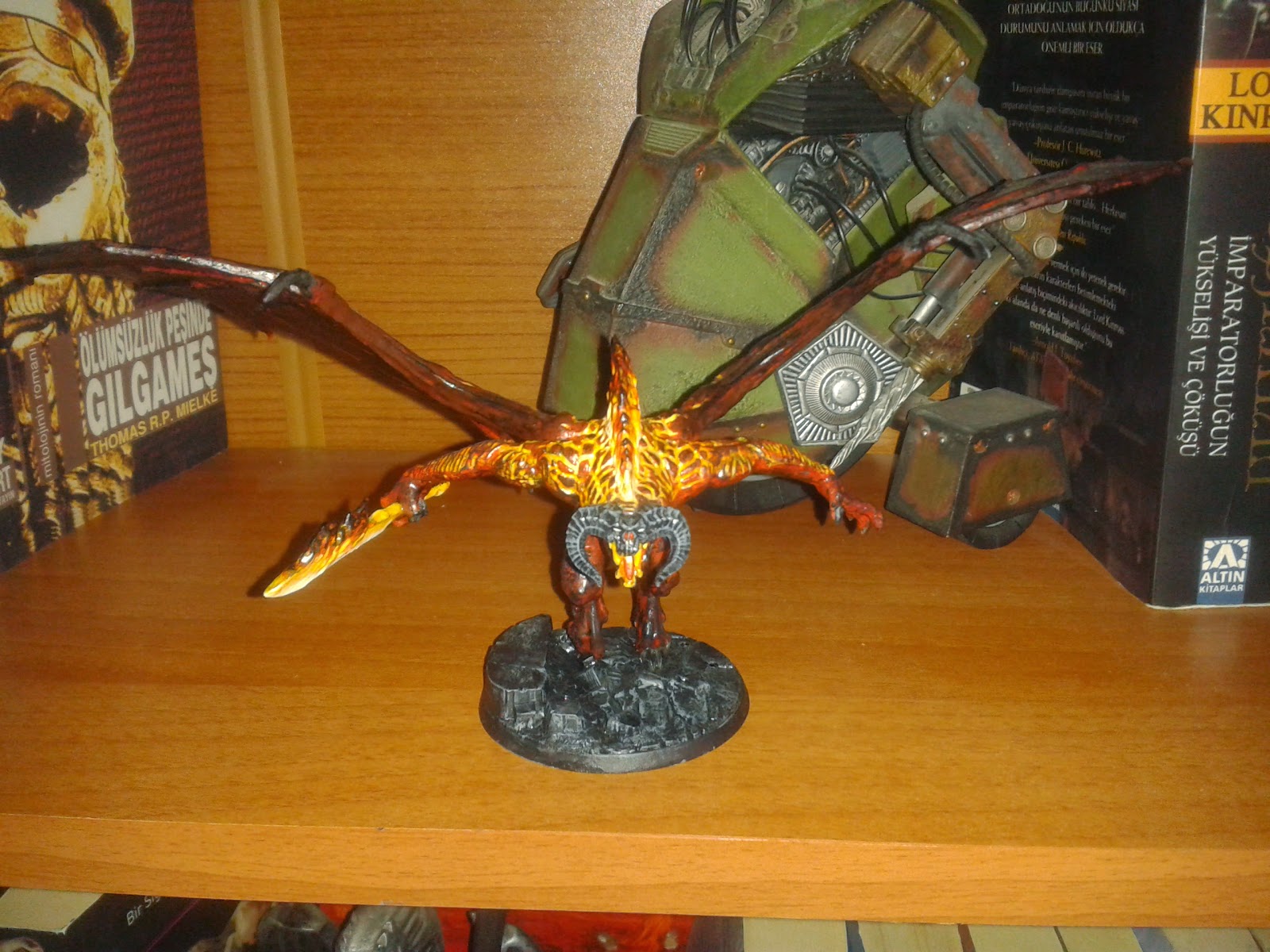 Elmosthern Model Figure Diorama: Balrog (Games Workshop)