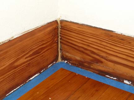 boon: Restored Baseboards Almost Done