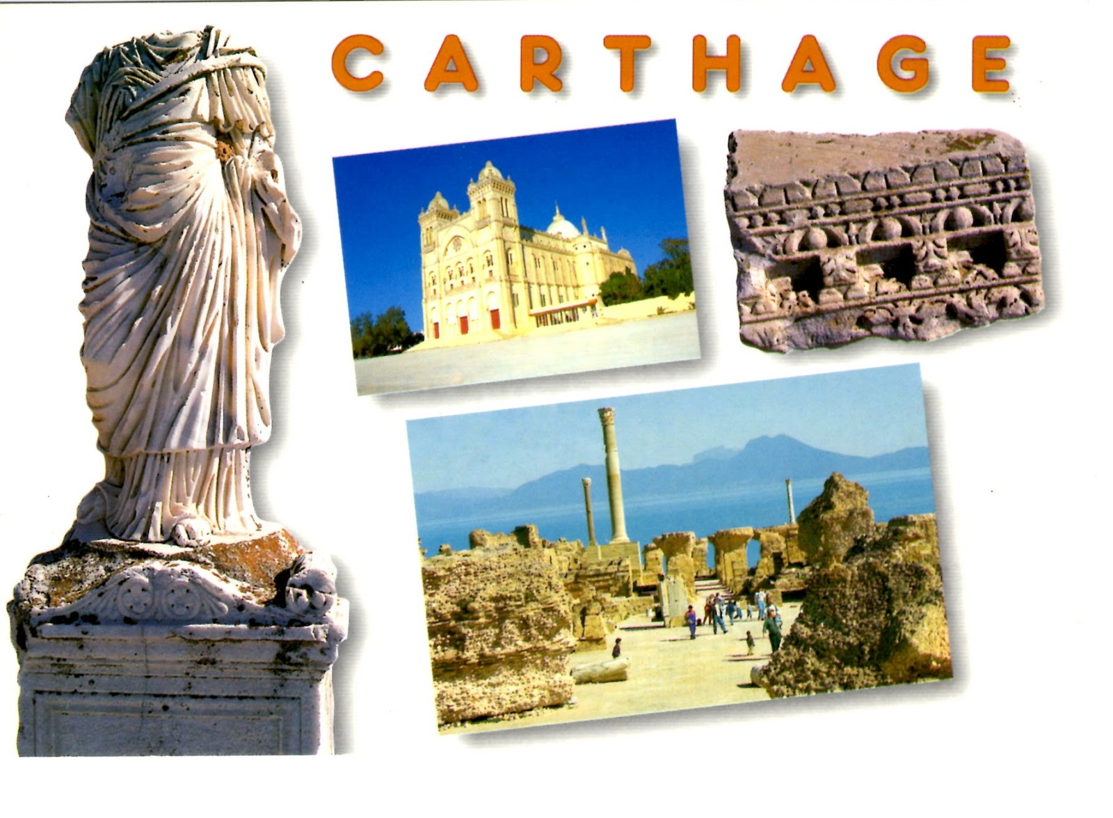 My postcard collection: Tunisia - Archaeological Site of Carthage
