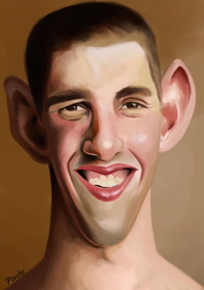 Fabrício Pontes: Sketch Michael Phelps