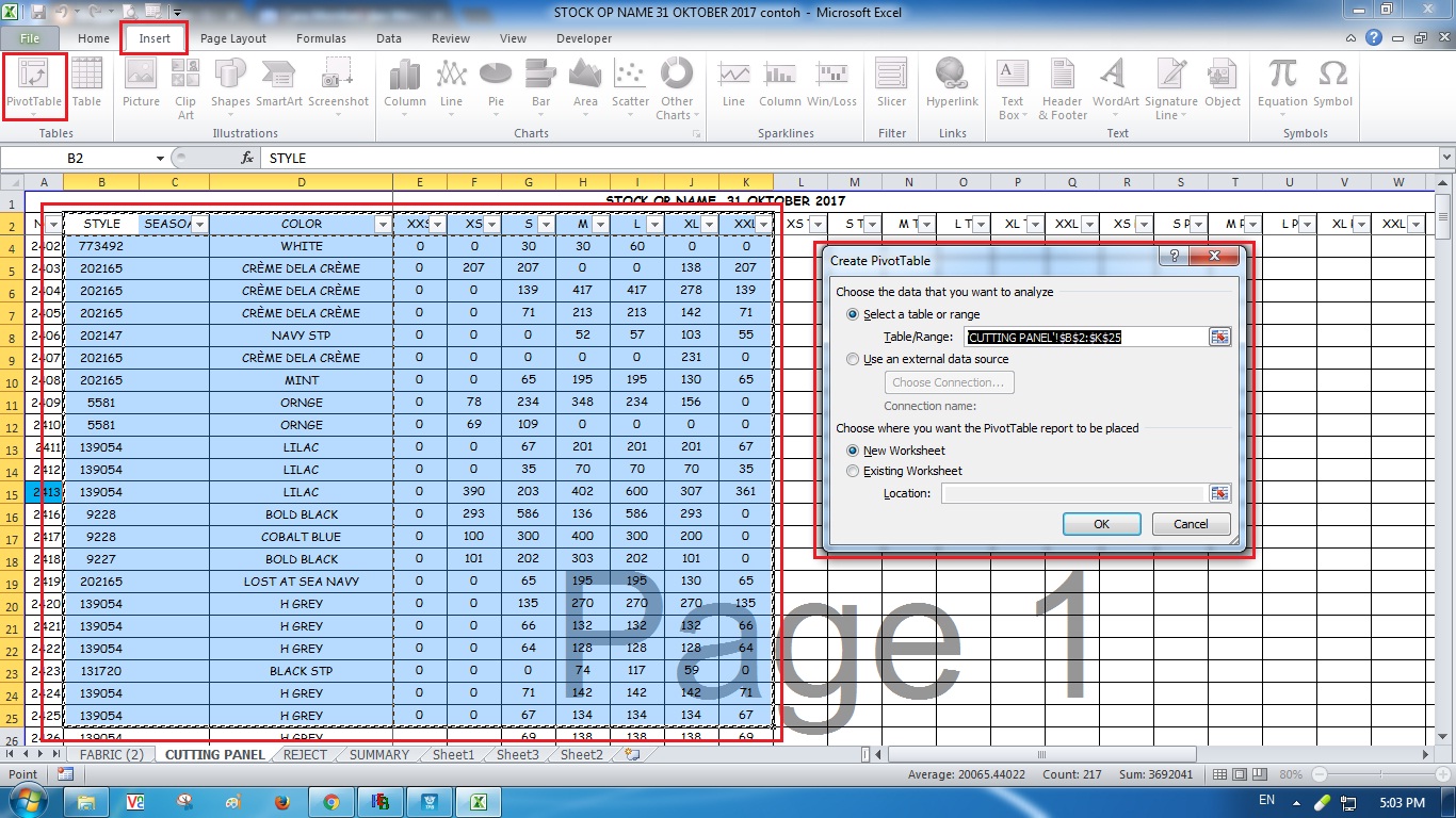 Cara Memakai Pivot Tabel Di Excel - NginfoinDroid
