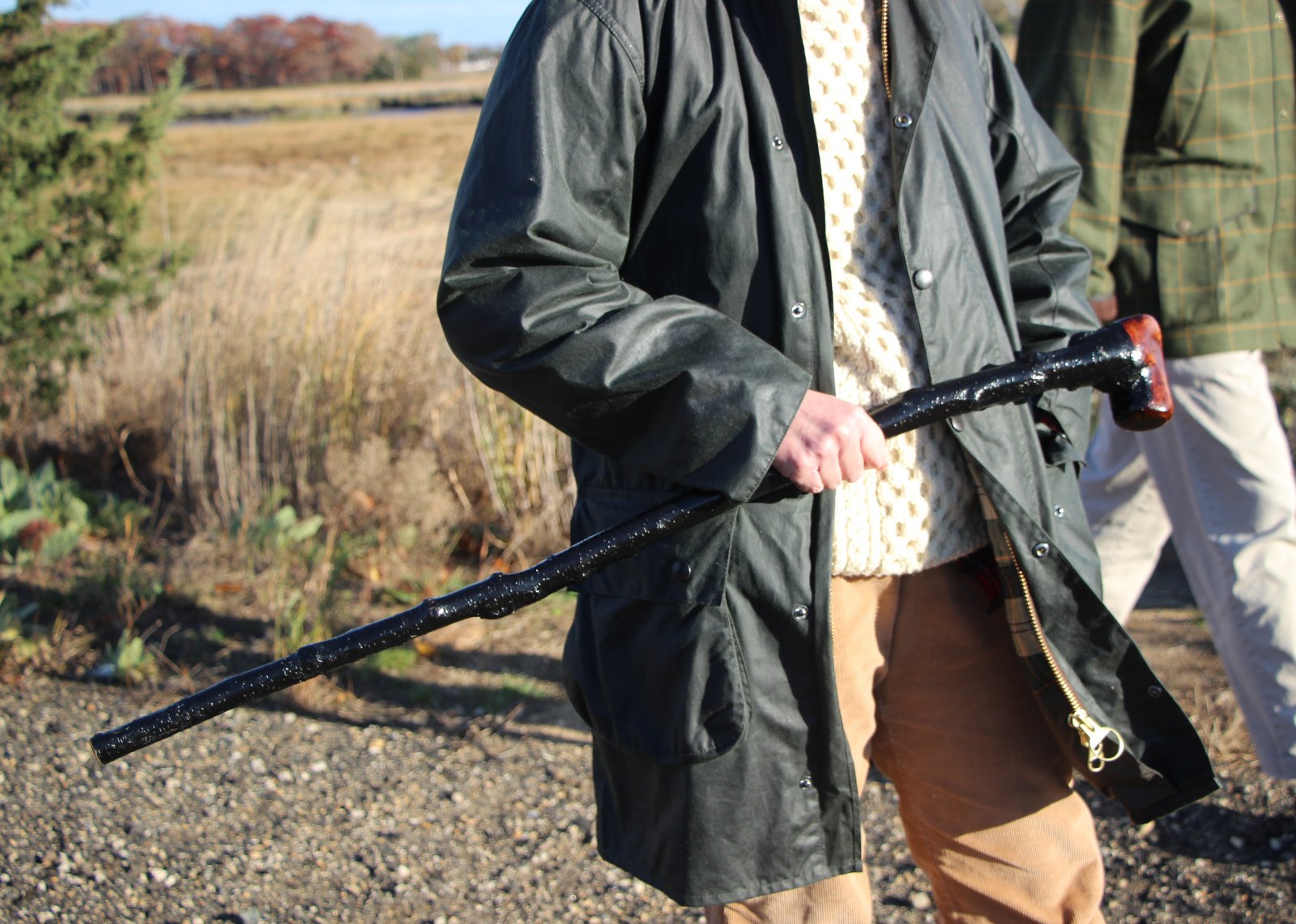 Salt Water New England: The Irish Blackthorn Walking Stick