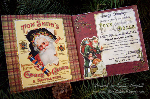Vintage Figments: Santa Mini Album