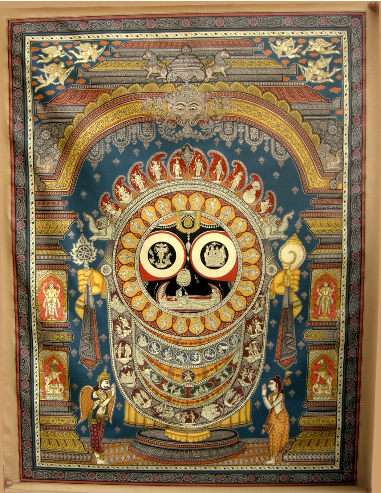 Pattachitra paintings by Pranab Narayan Das - The Barpali Days