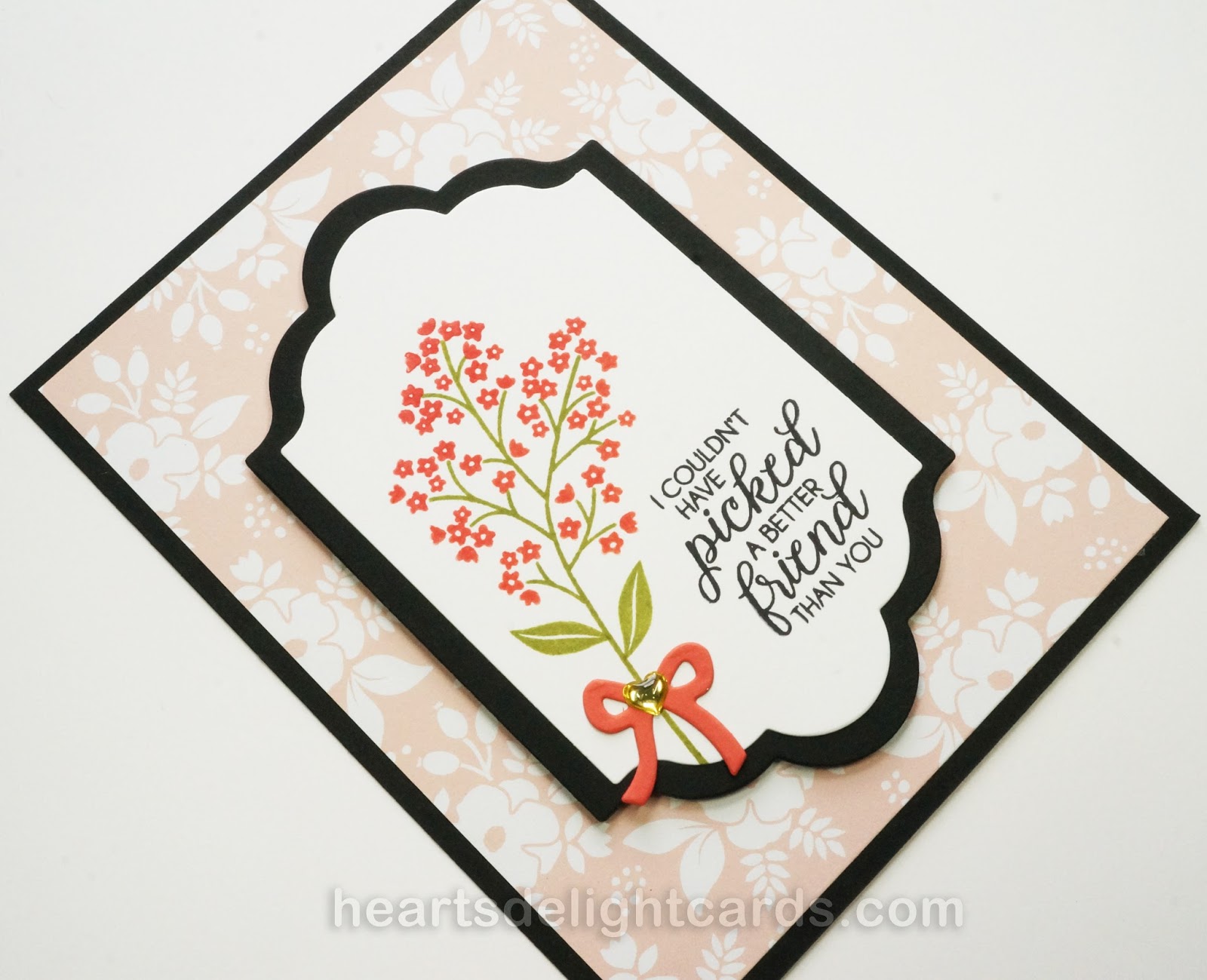 Heart's Delight Cards: Beautiful Bouquet, Beautiful Sentiment