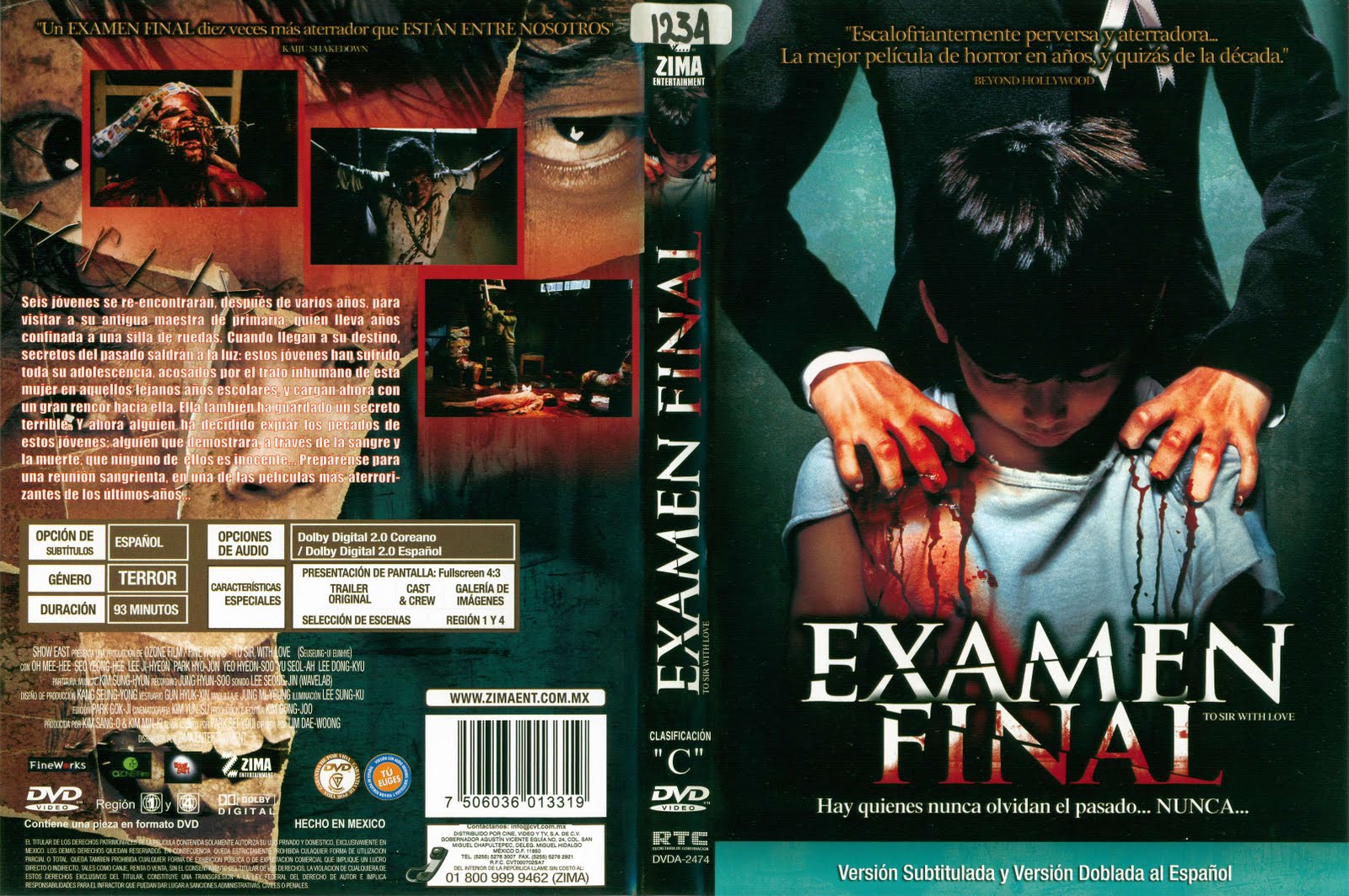 ELCINEENSUSMANOS: EXAMEN FINAL (TERROR)