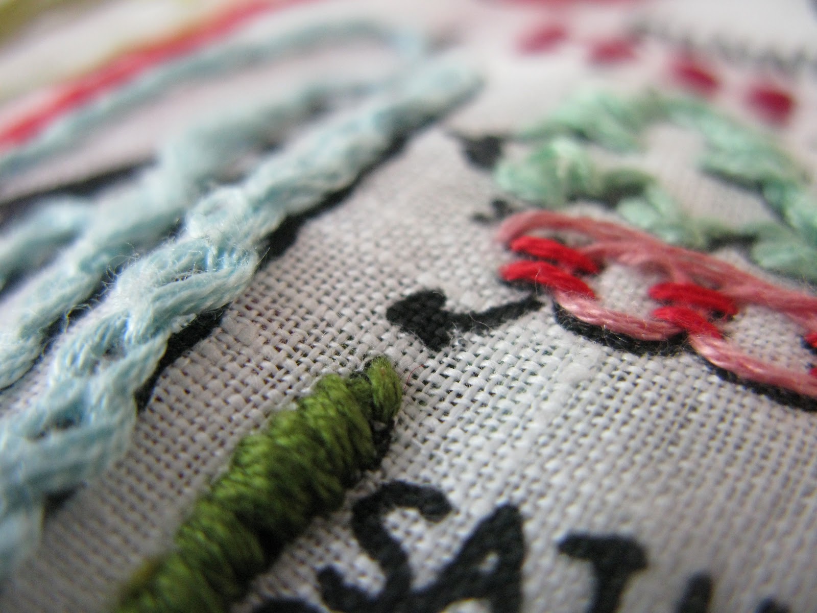 Sew Nancy: drop cloth stitch sampler