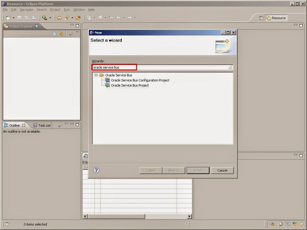 Creating a new OSB project