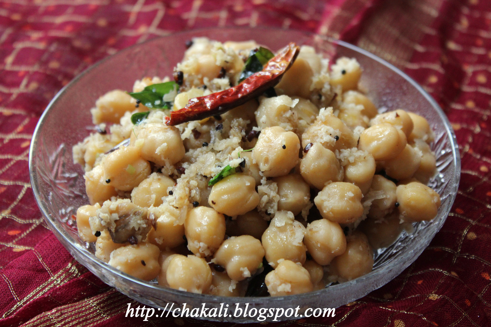 Chickpea Sundal | चकली