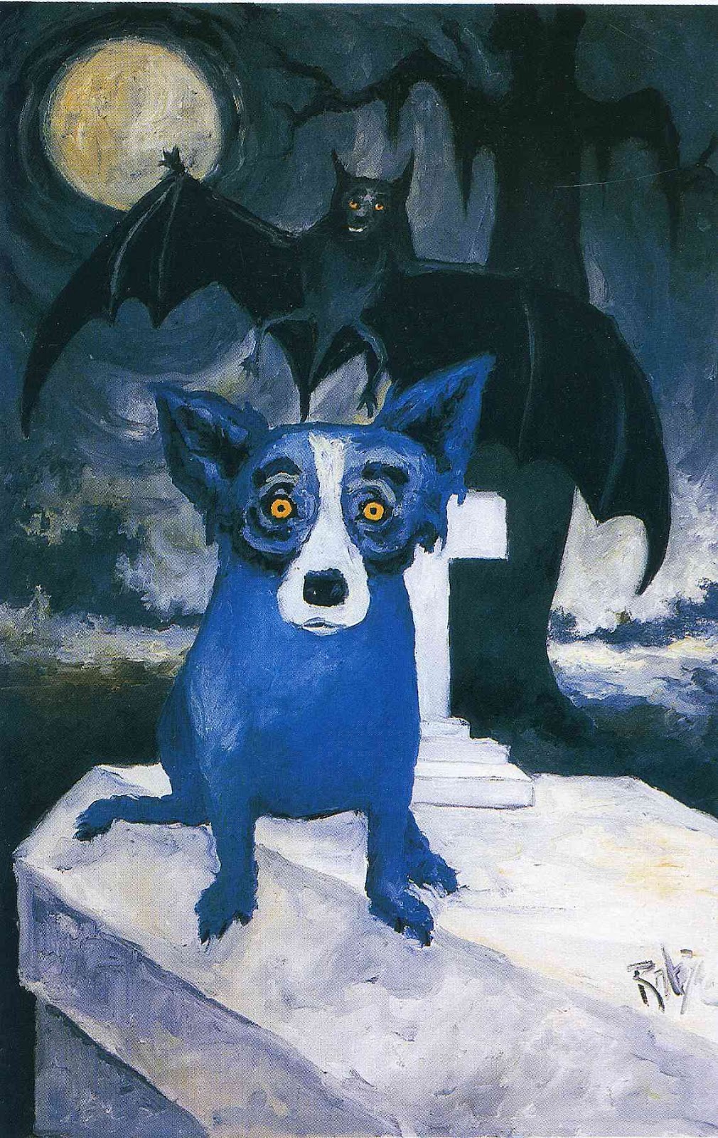 ART NOWA: George Rodrigue blue dog