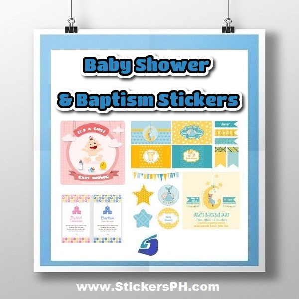 Custom Baby Shower & Baptism Stickers - StickersPH.com Philippines