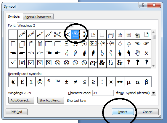 Memasukan Simbol di Microsoft Office Word