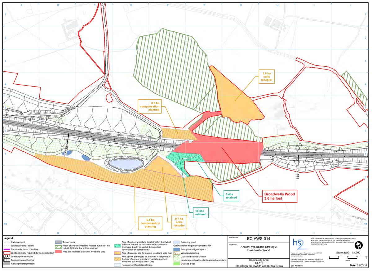 Burton Green: HS2 Ancient Woodlands