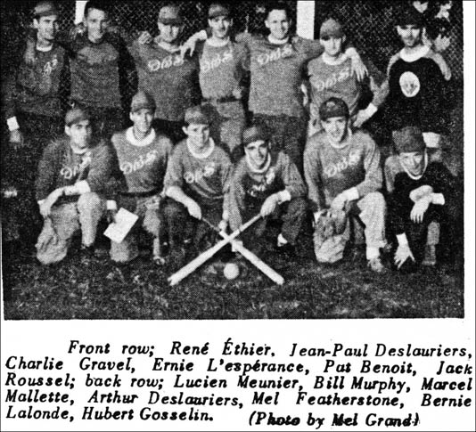 Eastern Ontario Fastball Blog: Dominion Bureau of Statistics team from 1957