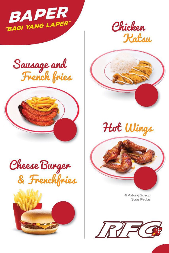 ROCKET FRIED CHICKEN: Menu