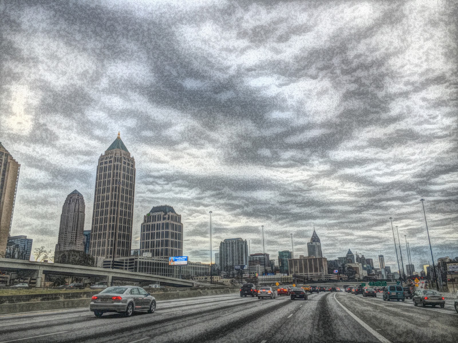 Atlanta highway stock free photo download