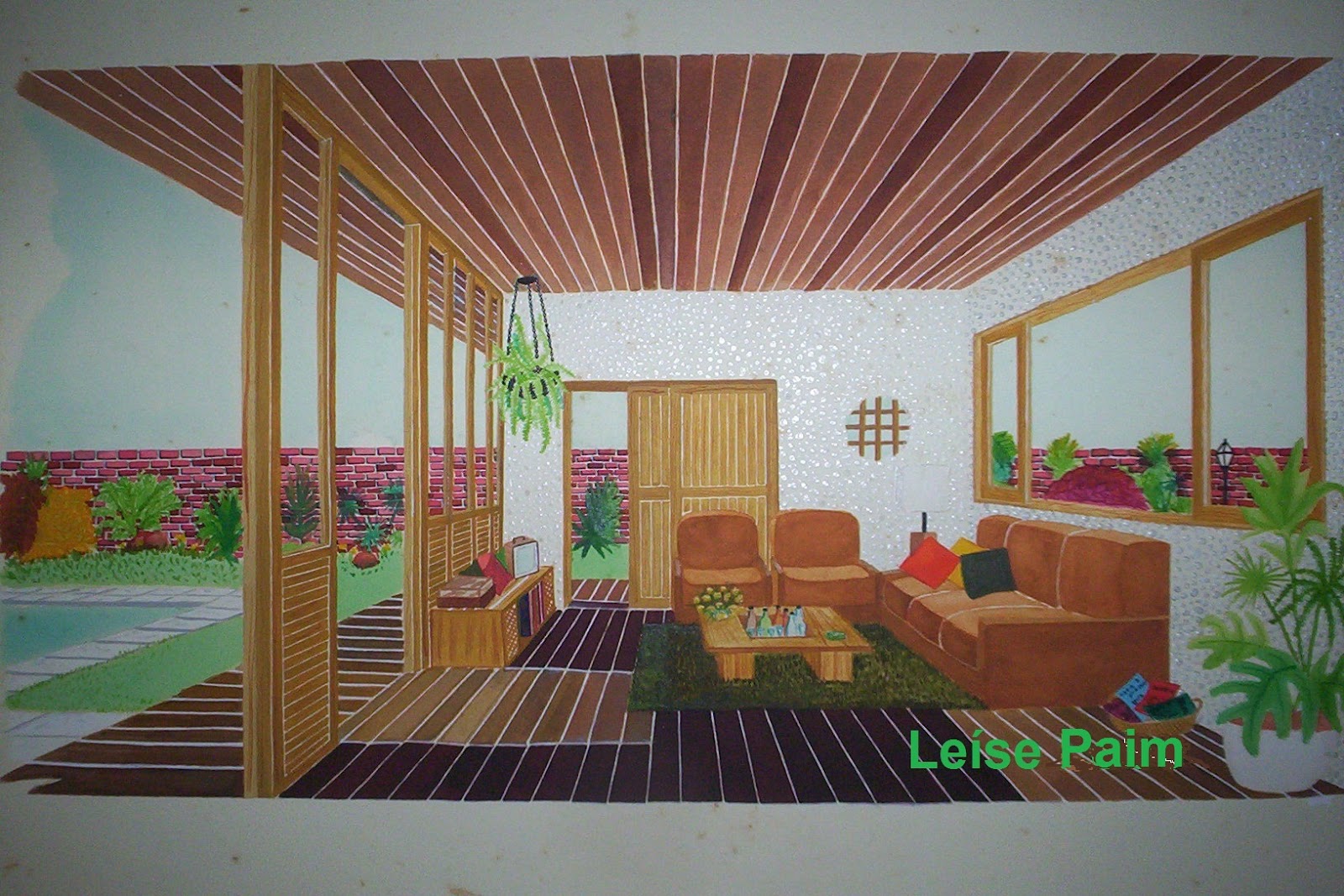 Leíse Paim Trabalhos Artísticos: Perspectiva - com Hélio Costa de Castro