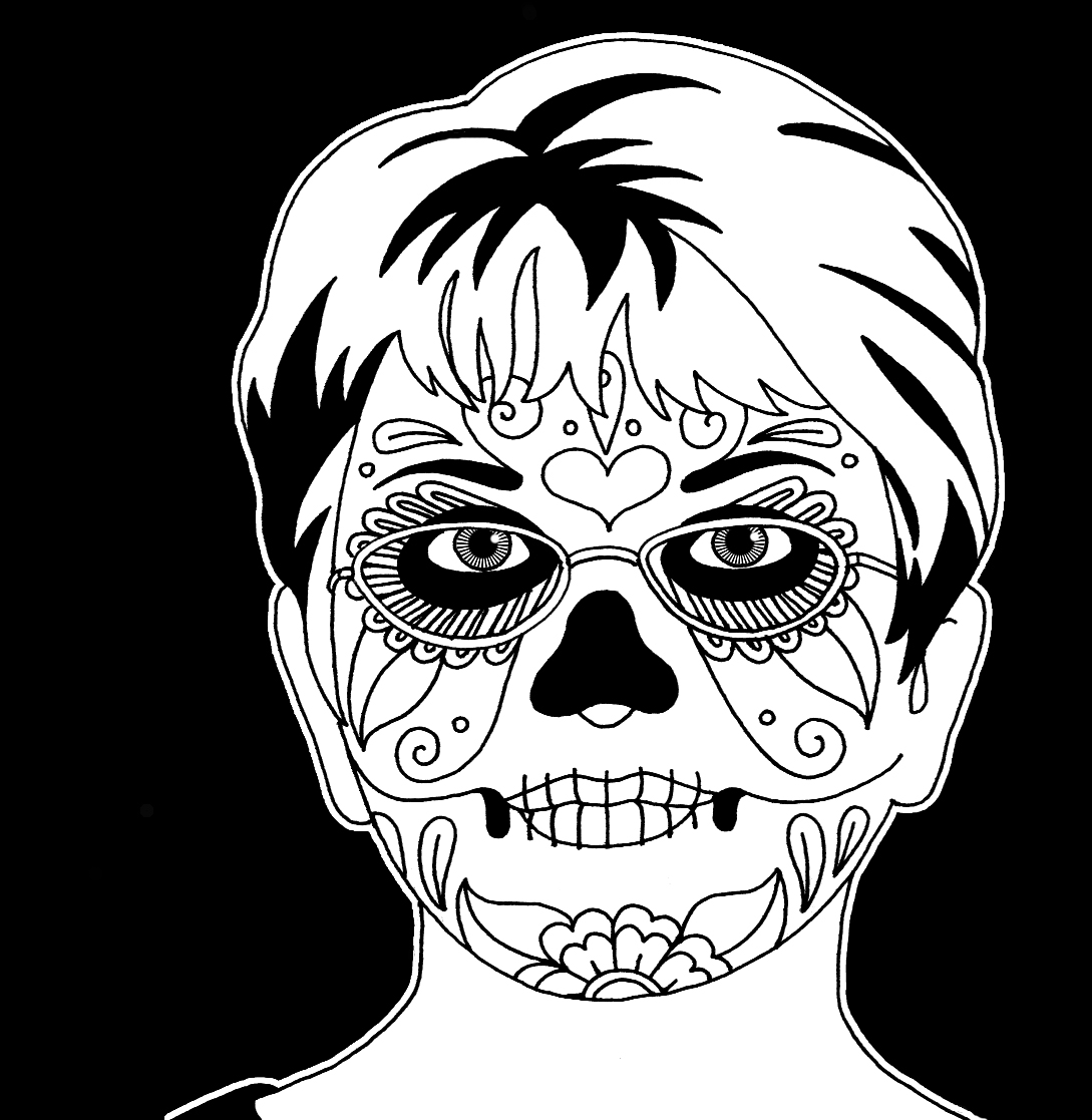 Yucca Flats, N.M.: Calaca-A-Day 365 Project Day 252 - +Sonja Miller ...