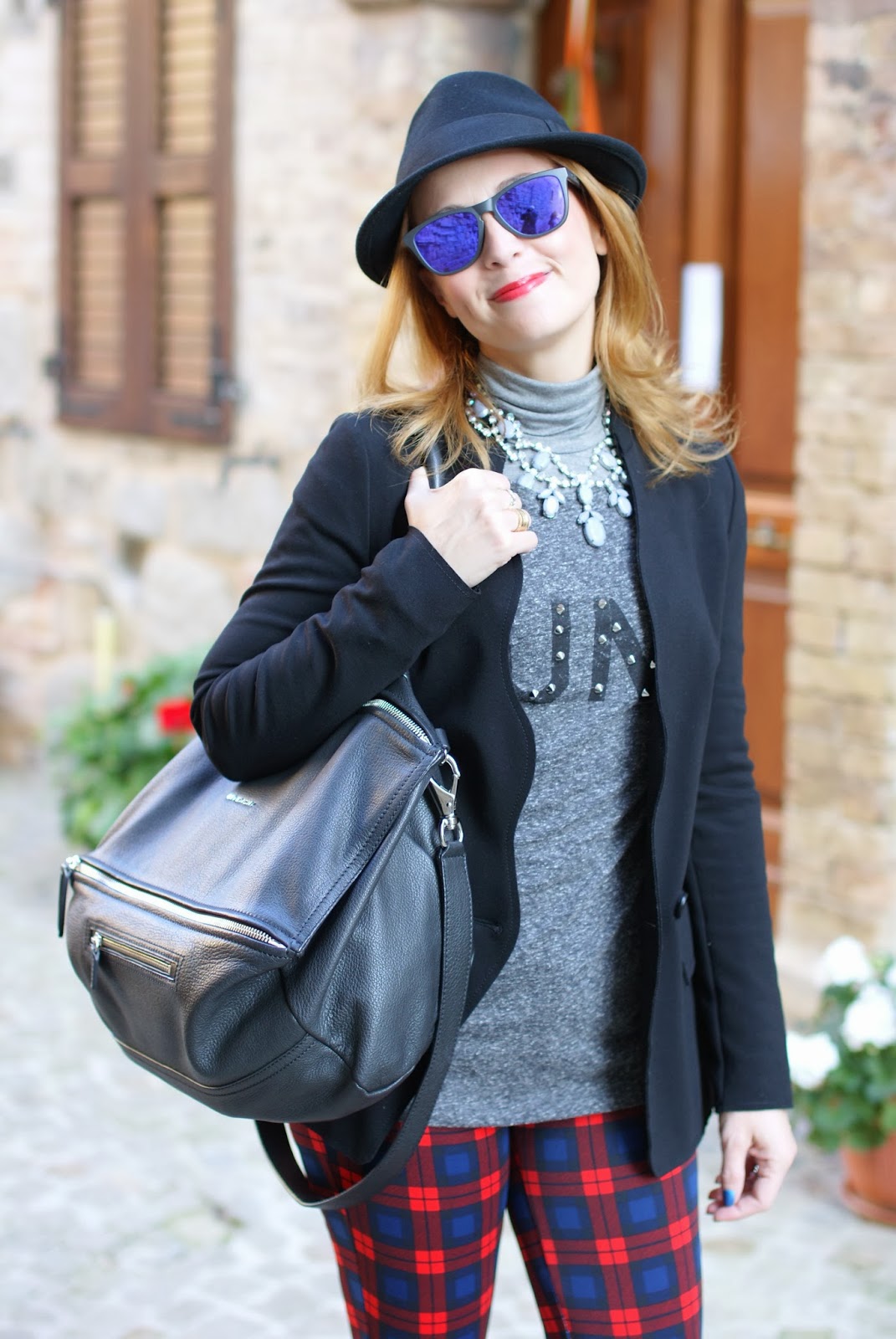 Go punk with plaid pants | Fashion and Cookies - fashion and beauty blog