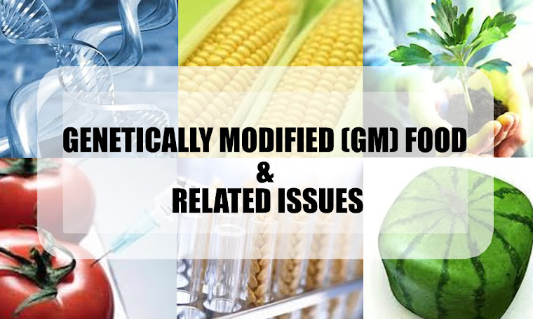 GENETICALLY MODIFIED (GM) FOOD & RELATED ISSUES: scary poster on GM food