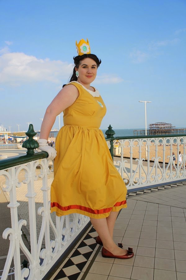 Fancy Dresscapades A Summer Princess Daisy Cosplay Costume