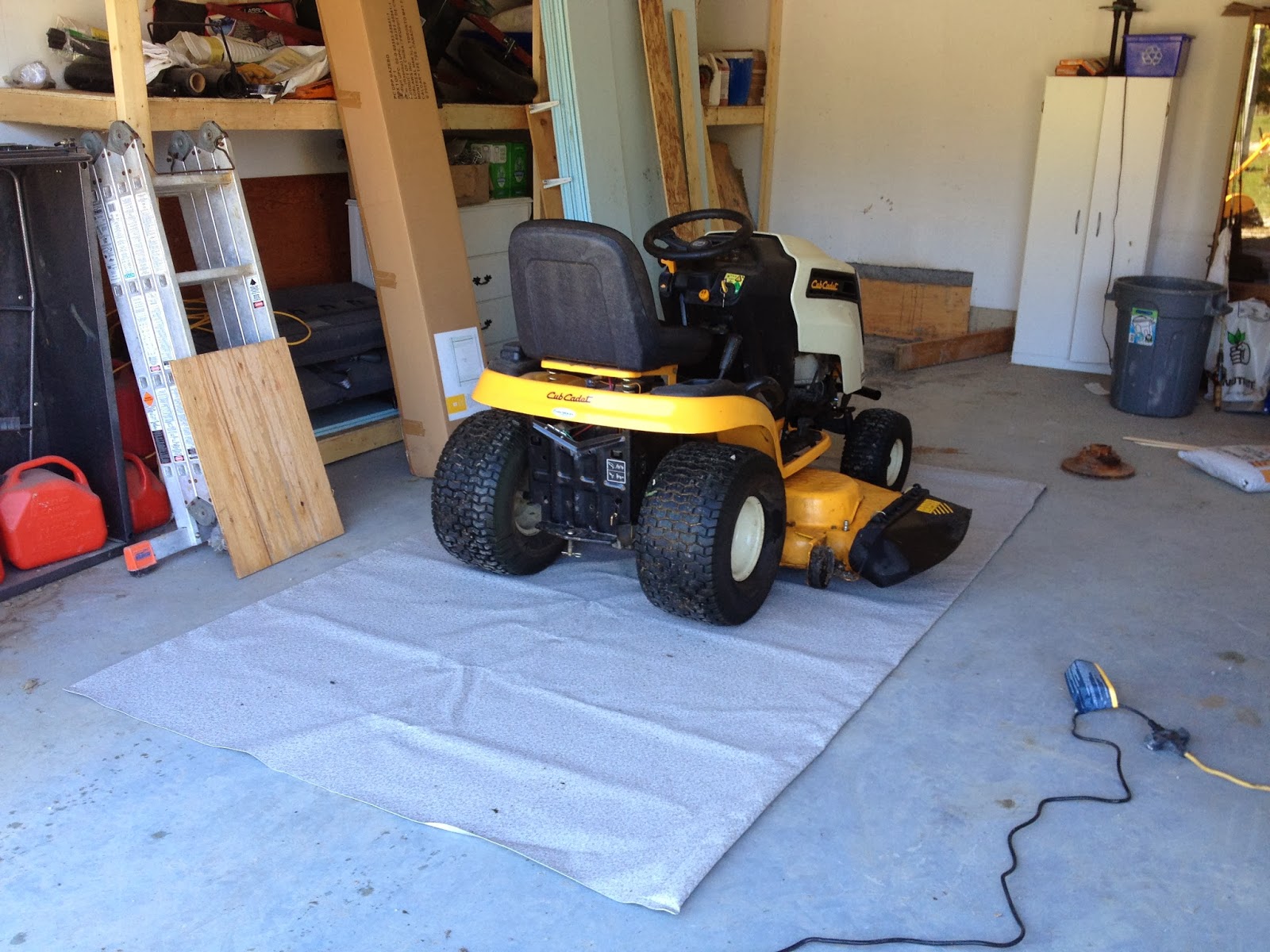 KentainMats: Riding Lawnmower Garage Floor Mat / Cover - the ...