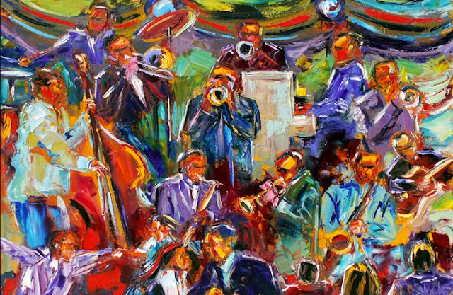 Debra Hurd Original Paintings AND Jazz Art: Jazz art Figurative ...