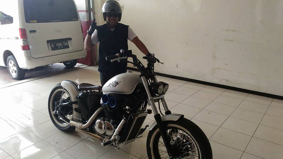 CLASSIC BIKERS SHOP: Honda Steed 400 cc Custom Hanya 55 juta