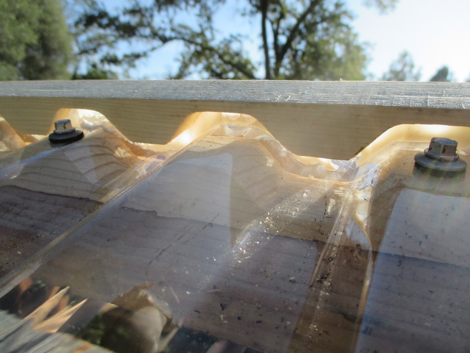 triangle: greenhouse (roof panels---south side, gable panels, and ridge ...