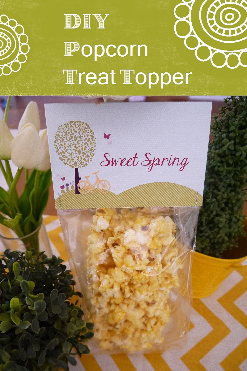 Digital Designs Scrapbooking: Treat Topper and Popcorn Recipe