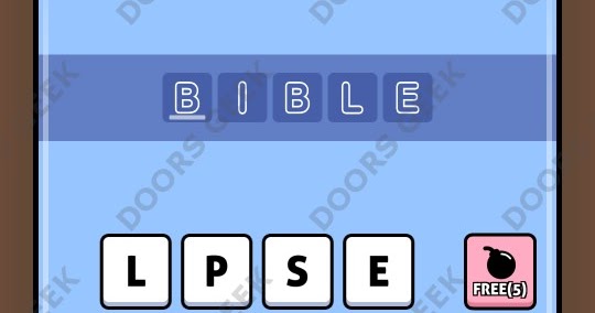 Escape Room: Mystery Word Level 23 Answer ~ Doors Geek