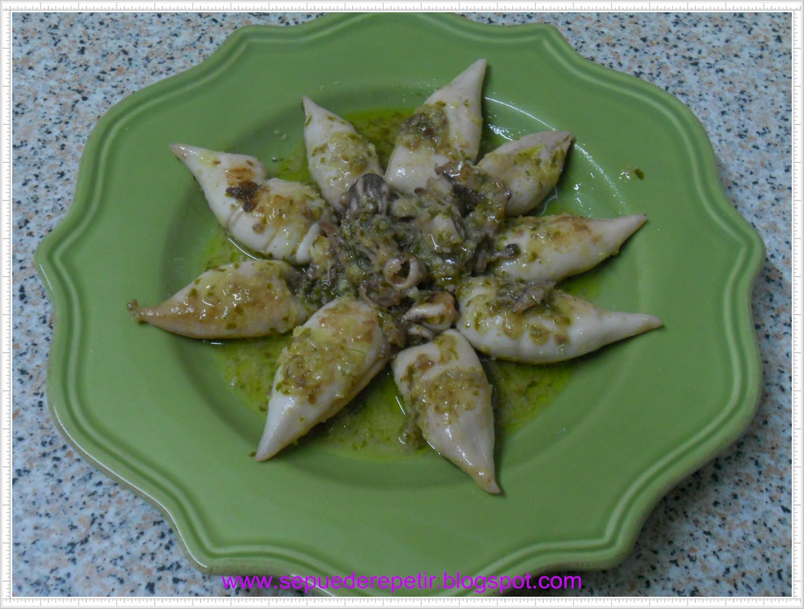 ¿Se puede repetir?: Chipirones a la plancha con majao