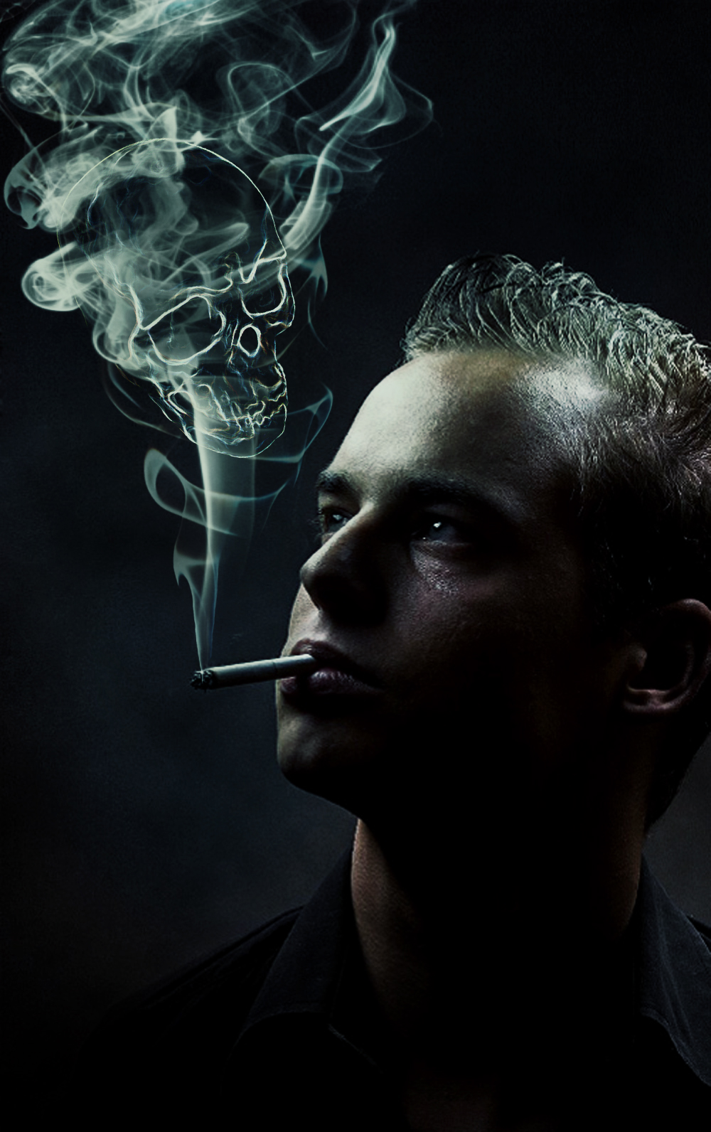 cours photoshop: Fumer tue