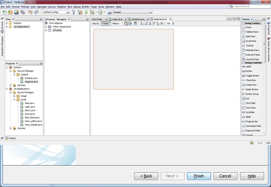 Membuat Program Input Data Menggunakan Netbeans IDE 7.3.1
