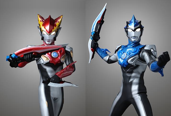 Ultraman R/B Updates: New Ultraman Rosso and Ultraman Blu Pics Revealed ...
