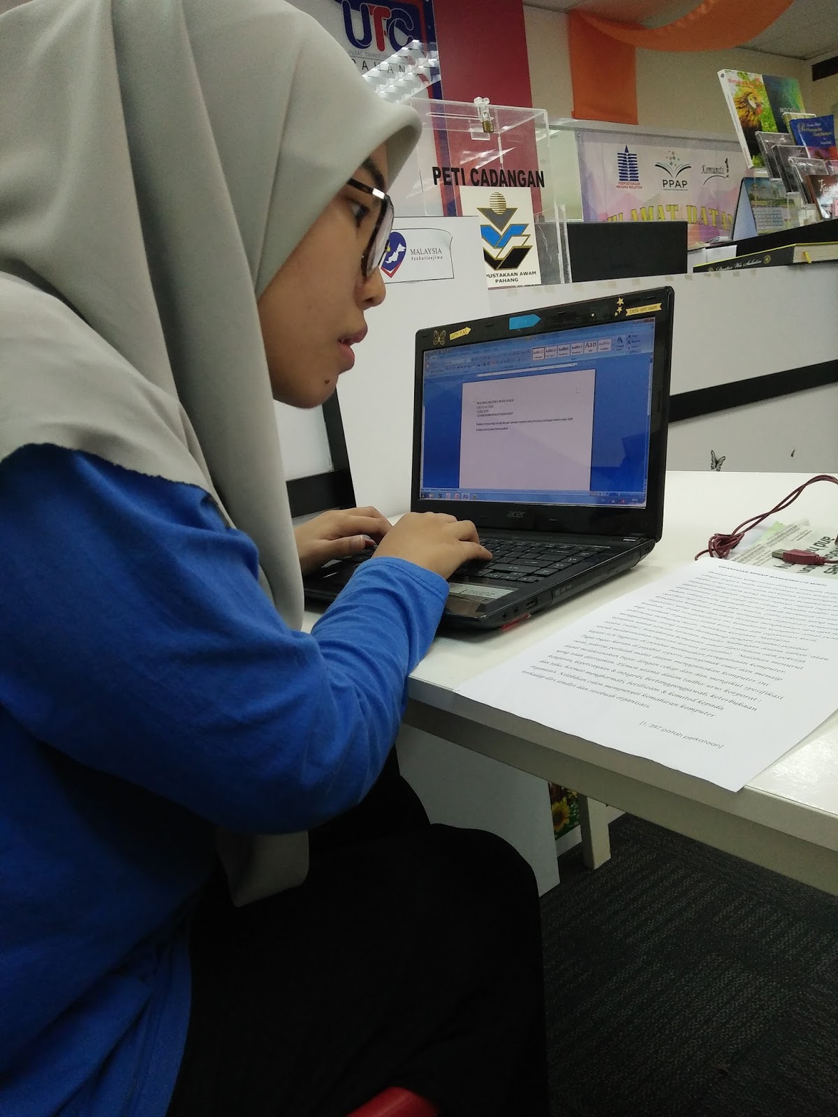 Kesungguhan Menaip 10 Jari | Kursus Komputer Perkeranian