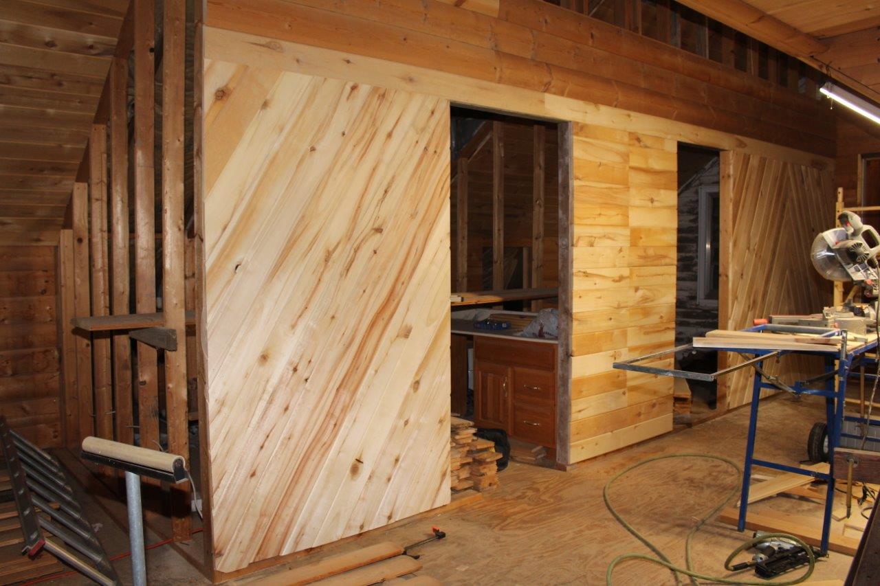 Sarah Lynn's Nature's Splendor: Photos: Another Partial Wall Done