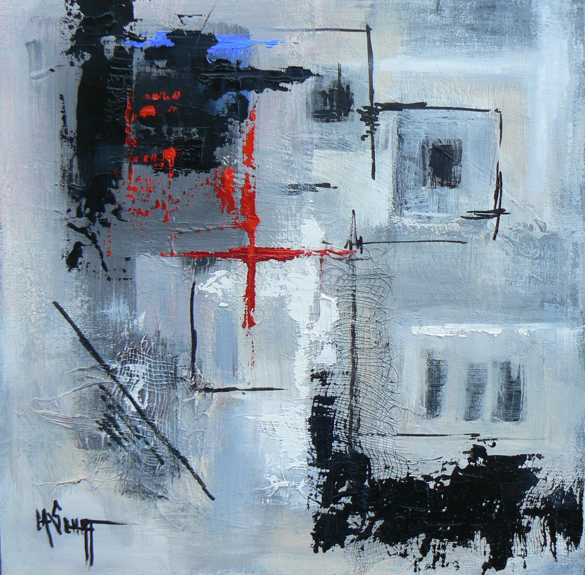 Daily Painters Abstract Gallery: Daily Abstract Painting, "Feeling My ...