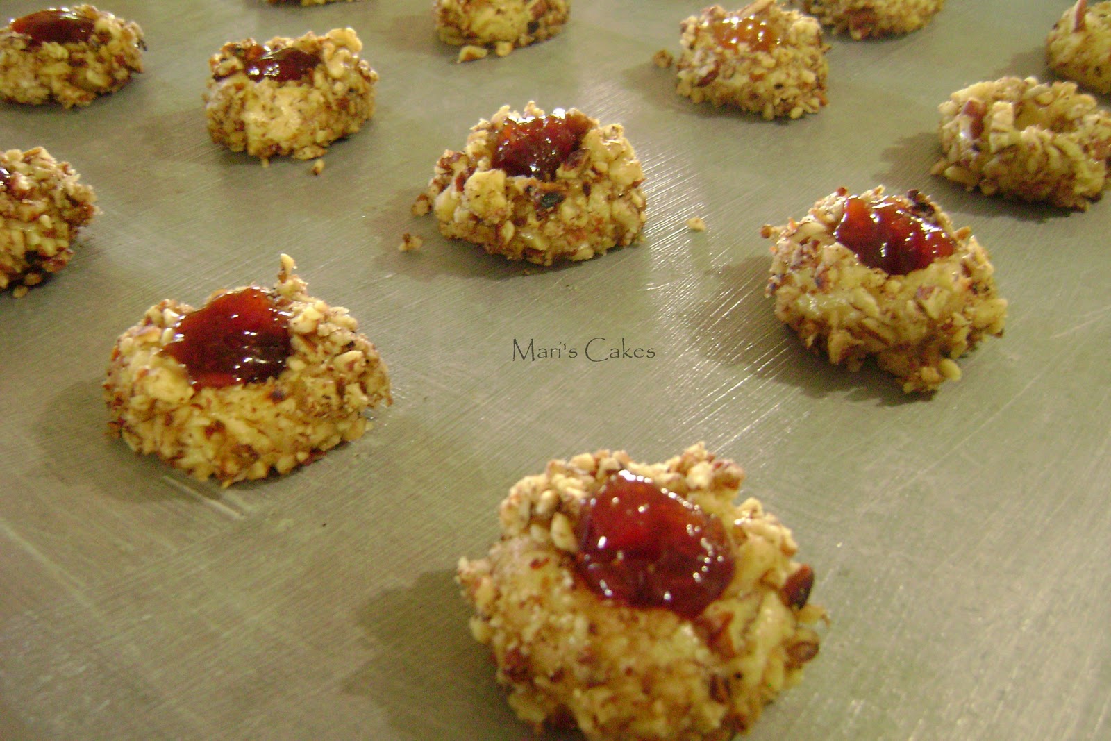 Thumbprint Cookies, Jam Filled Butter Cookies | Mari's Cakes