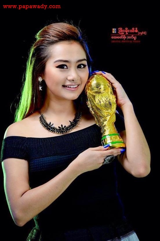 Myanmar Model Thiri Shin Thant and World Cup Fever