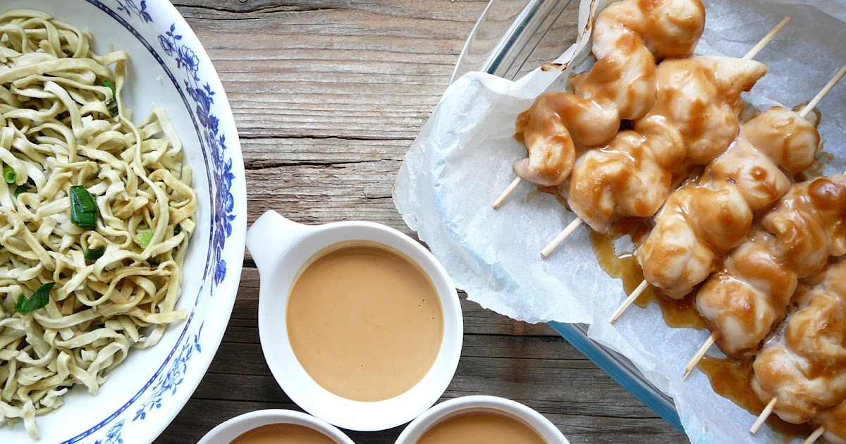 Delicious blog: Kuřecí špízy s omáčkou Satay