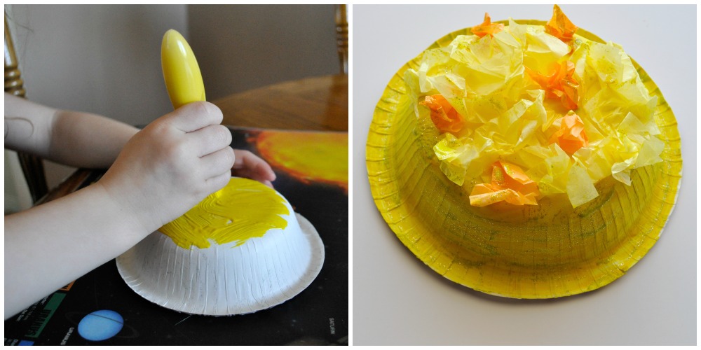 Bright And Colorful Kids Sun Craft - I Heart Crafty Things