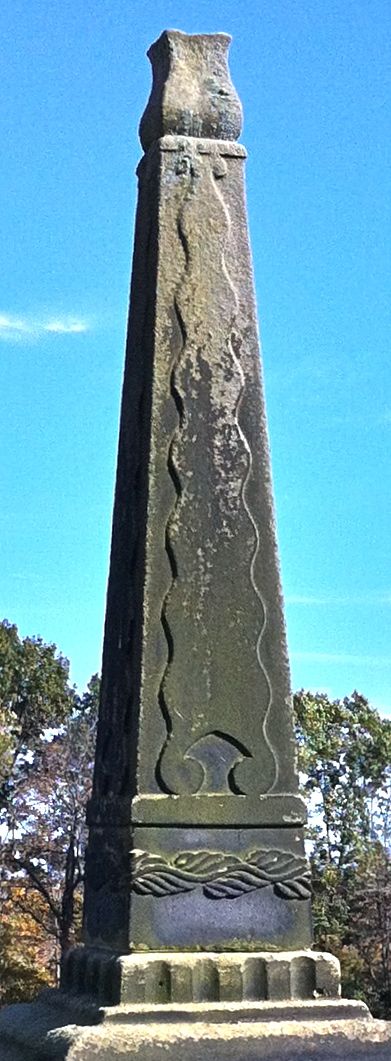 Gravestoned: Pedestaled obelisk