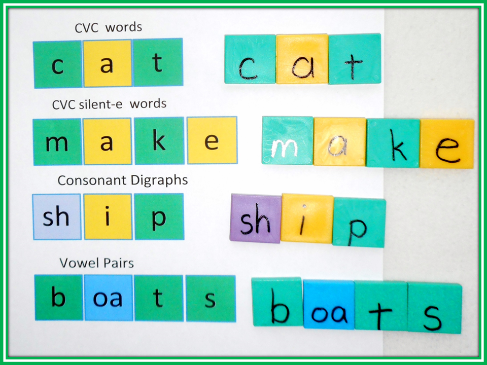 Reading2success: Free Printable Sorting CVC, Vowel Pairs, Consonant ...