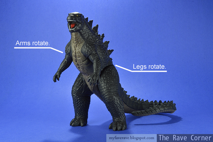 The Rave Corner: Bandai Creations Godzilla 2014 Review