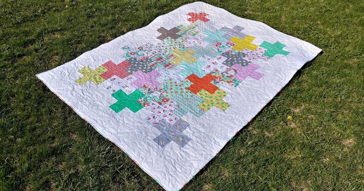 Slice of Pi Quilts: Modern Plus Sign Quilts Book Blog Hop - Intertwined