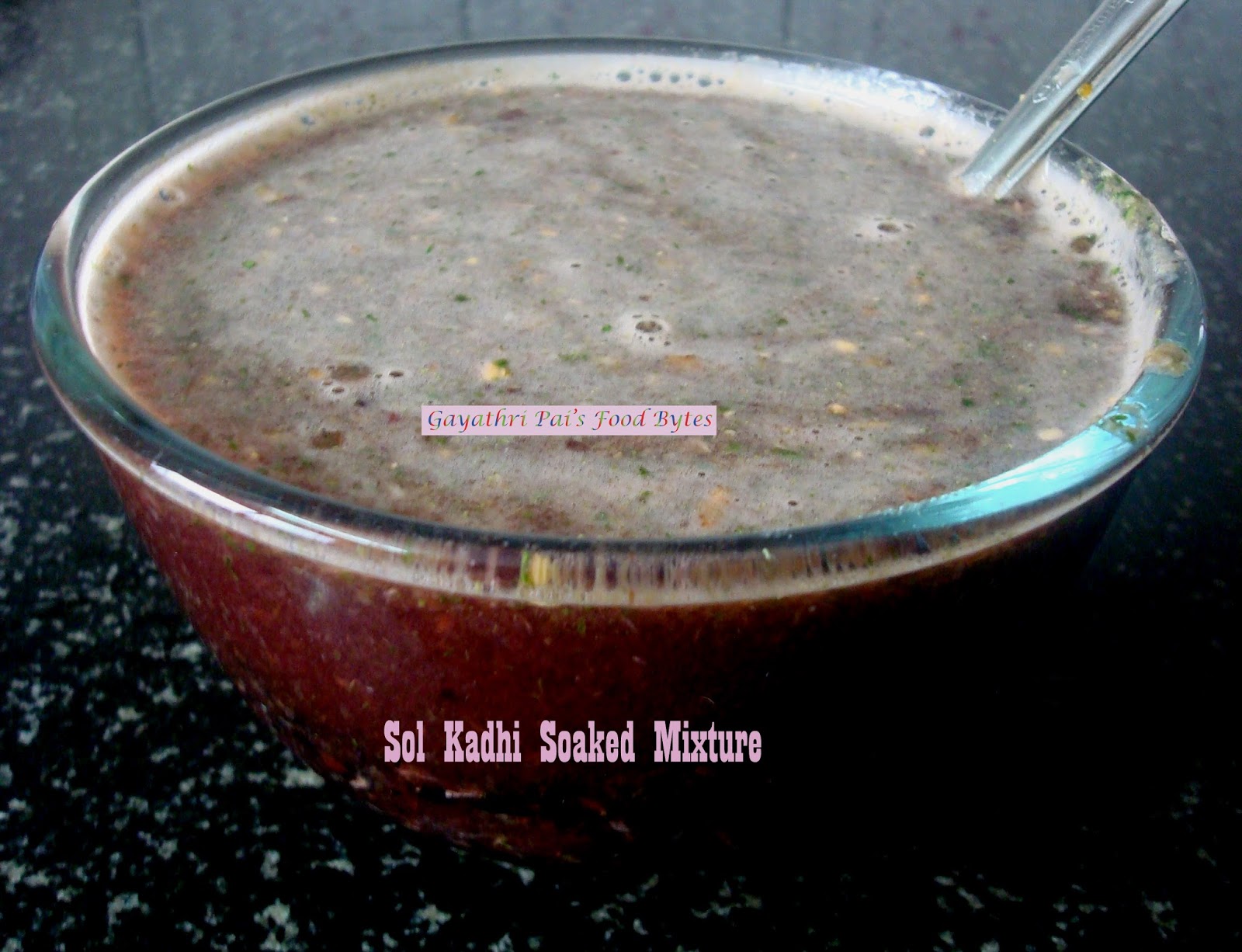 Gayathri Pai's Food Bytes: Kokum / Sol Kadhi - 2.