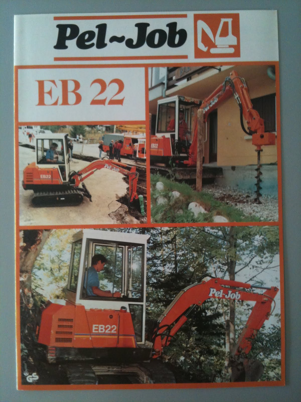 Earthmoving Machinery Sales Brochures: Pel-Job Mini Excavator EB22 #491