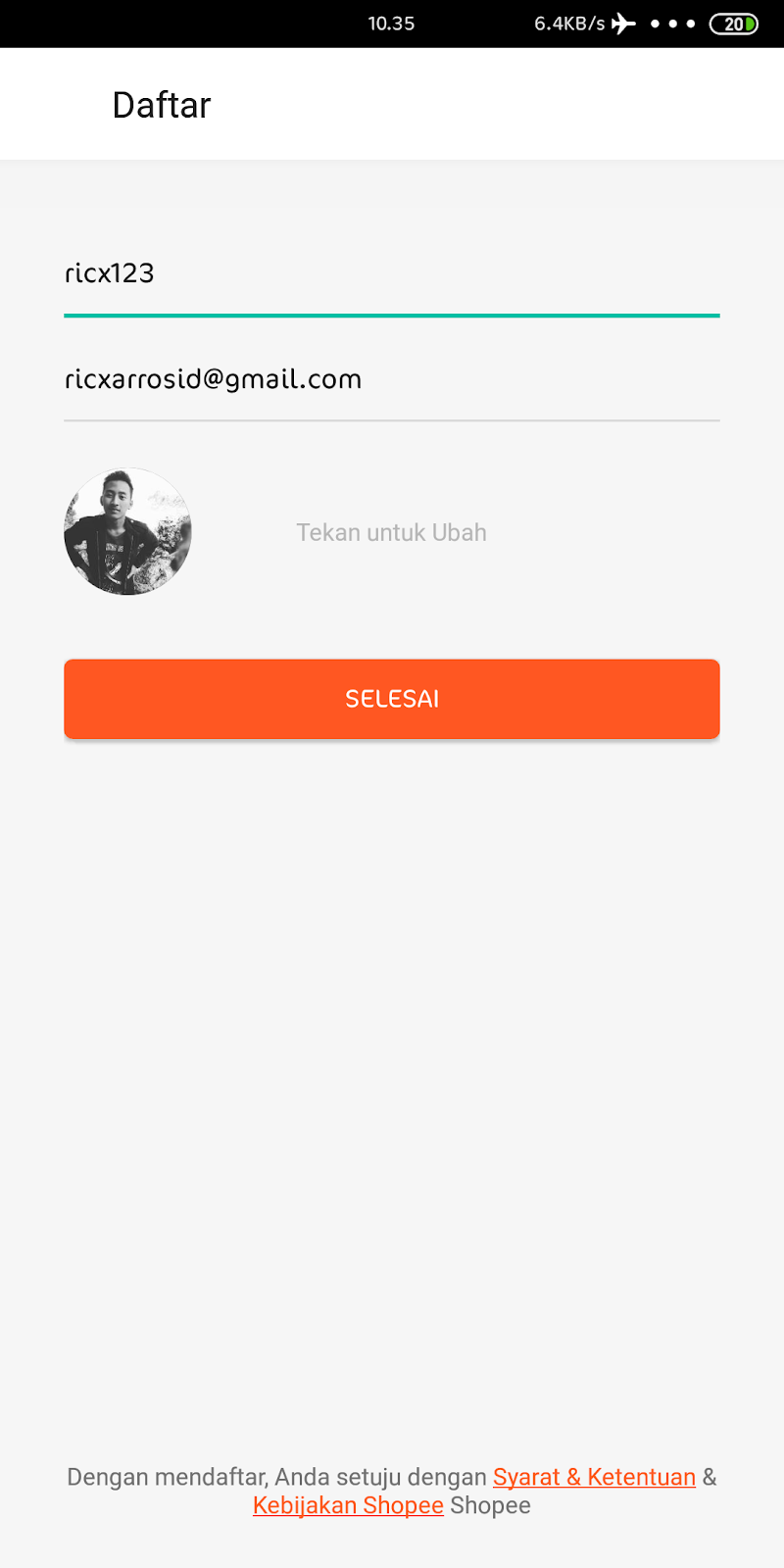 Contoh Flowchart Membeli di Shopee | M.Rifki Arrosid